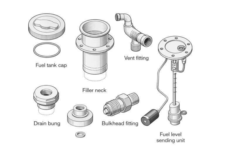 Where can I find replacement parts for aluminum fuel tanks? | Custom ...